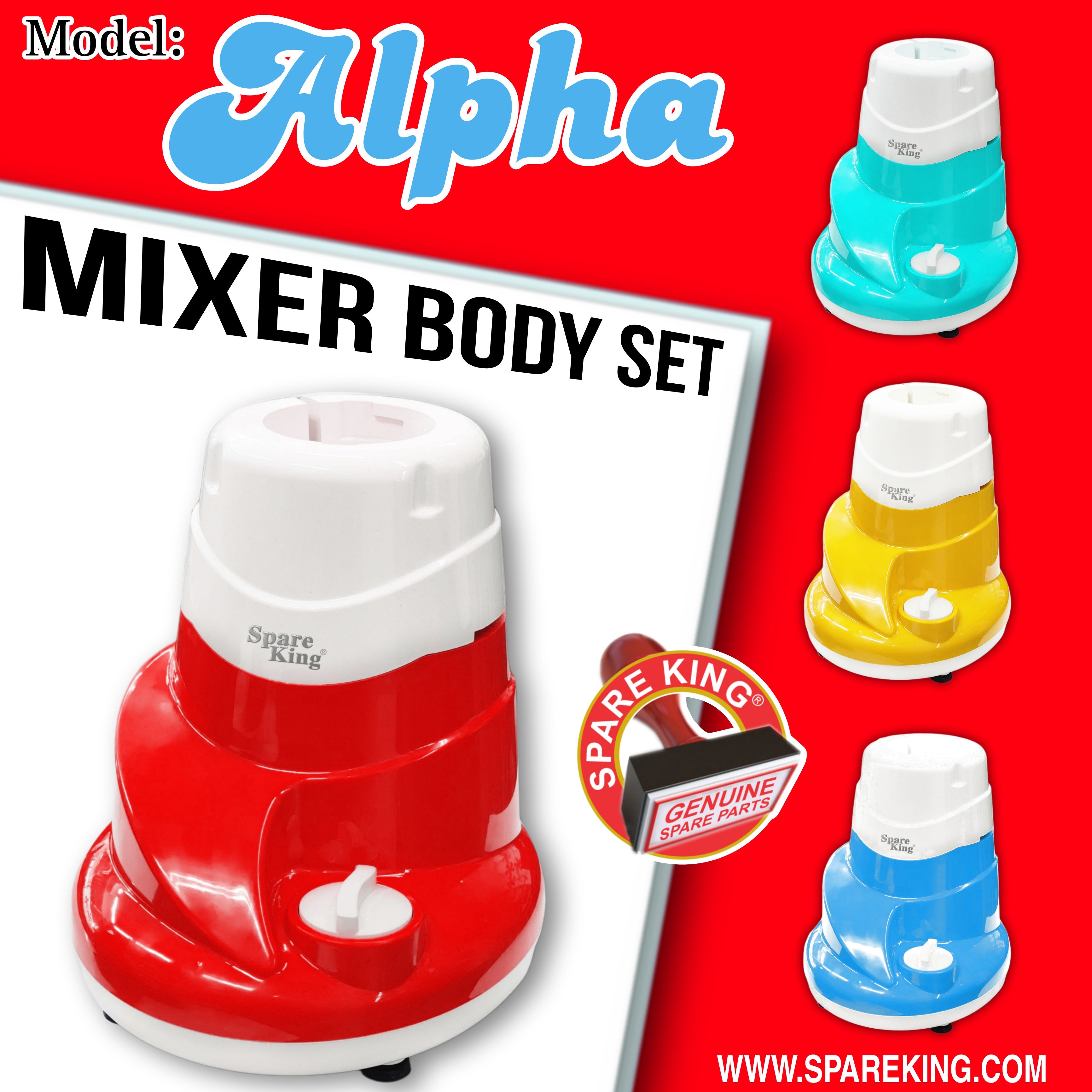 Alpha Mixer Body Set (PP) – Spare King